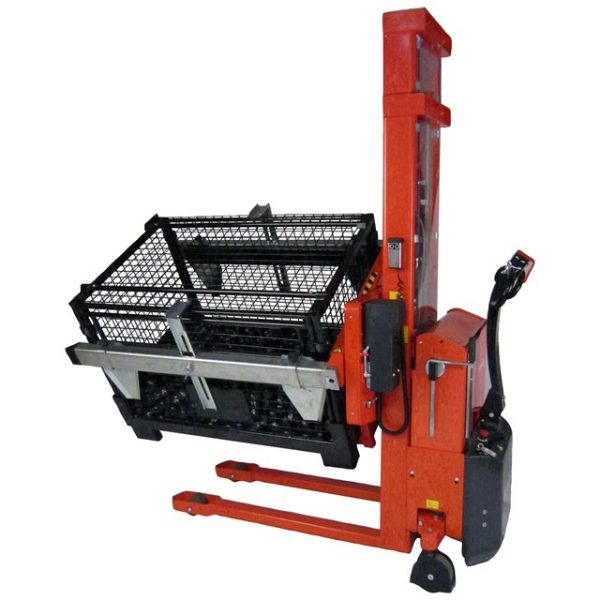 Rotator with adjustable box holders | The Fork Lift Company